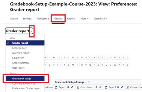 Using Weights In The Moodle Gradebook Gettysburg College It Knowledge Base