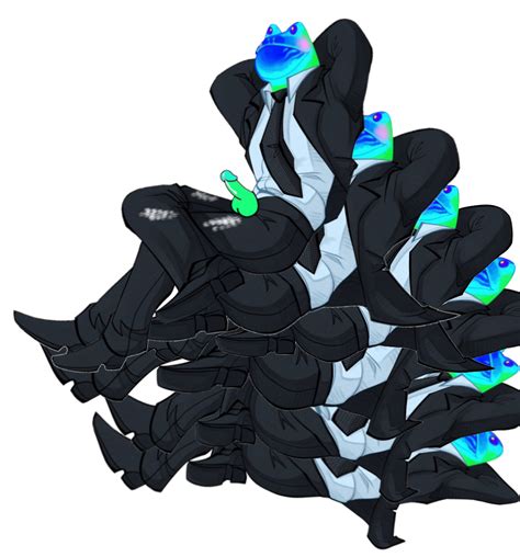 Rule 34 Clone Cum Dripping From Penis Duplicated Character Formal Attire Frog Gay Green Penis