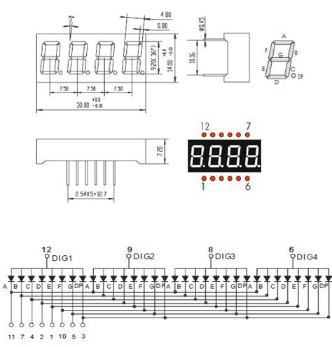 學習ING Arduino UNO學習 四位數字LED燈共陽型