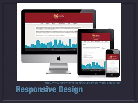 Responsive Design Lessons Ppt Web Development Internet