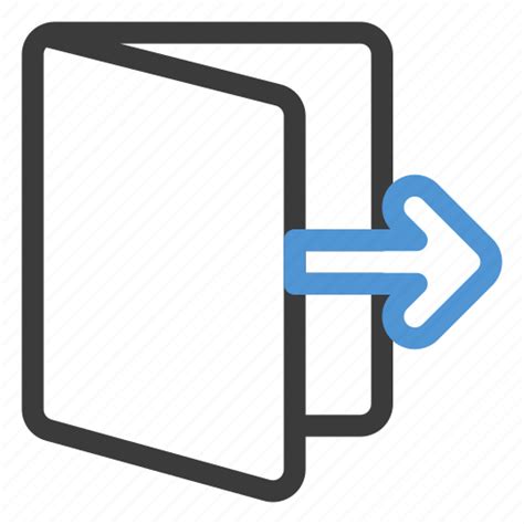Logout Exit Arrow Quit Door Icon Download On Iconfinder