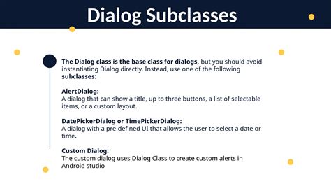 Lecture 7 Android Kinds Of Dialogspptx