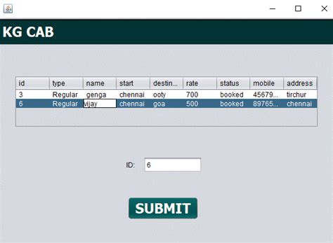 Github Genga28cab Booking System