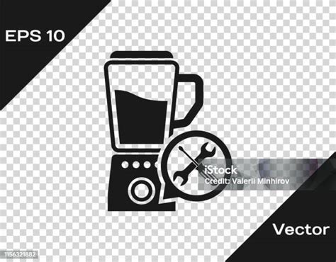 투명 한 배경에 격리 된 드라이버와 렌치 아이콘 회색 블렌더 조정 서비스 설정 유지 보수 수리 고정 벡터 일러스트레이션 가정