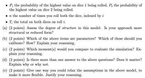 Solved 7 ⋆ In The Method Of Simulated Moments An