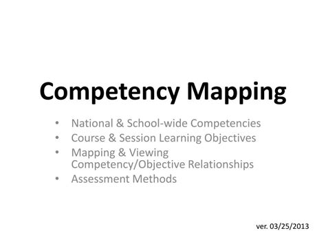 PPT Competency Mapping PowerPoint Presentation Free Download ID 2609987