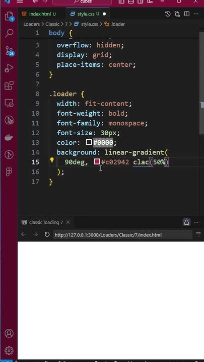 Quick Css Loader Tutorial Build Classic Loading Animation Coding Webdesign Cssloader Loader