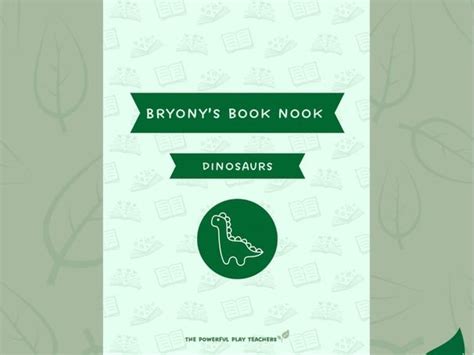 Book Guide Dinosaurs Teaching Resources