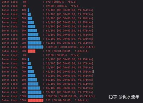 Python的tqdm可以调整进度条的颜色吗？ 知乎