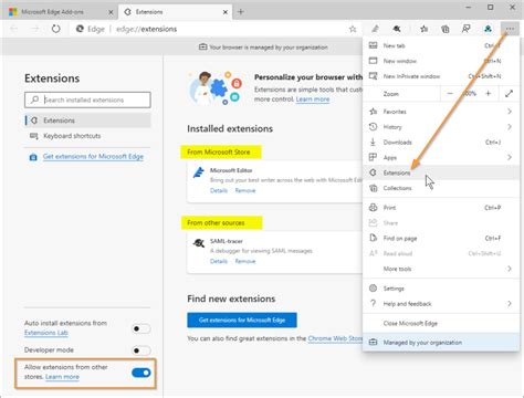 Install Chrome Extensions In Edge Technuggets