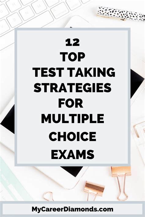 12 Top Test Taking Strategies For Multiple Choice Exams Test Taking Strategies Exams Tips
