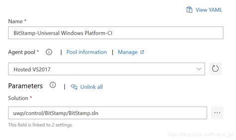Win10 Uwp 使用 Azure Devops 自动构建azure Devops Ci Triggers Csdn博客