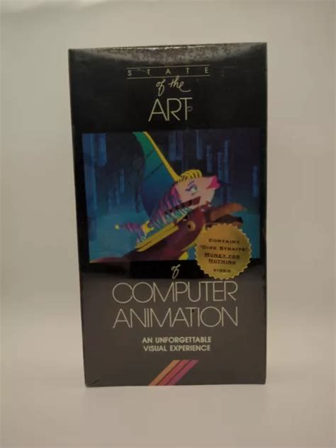 state of the art of computer animation vhs 1988 pacific arts rare new
