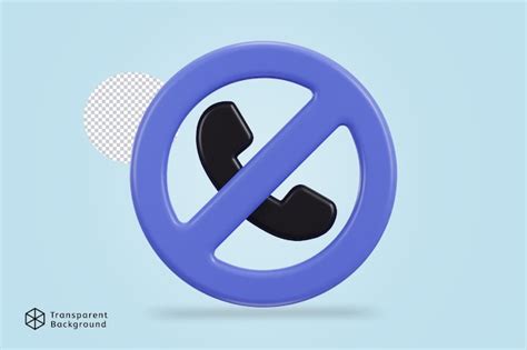 전화 표지판이 없습니다 색 배경에 은 표지판 금지 전화 터 아이콘 전화 전화는 허용되지 않습니다 프리미엄 Psd 파일