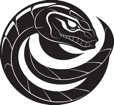 Premium Vector Sinuous Shadows Black Vector Styleshadowed Python