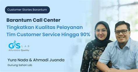 GS Lab Tingkatkan Pelayanan Hingga 90% dengan Barantum