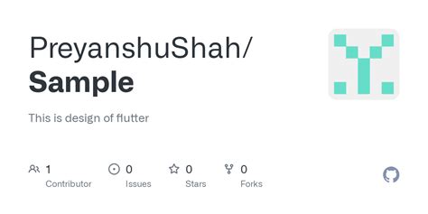 Github Preyanshushah Sample This Is Design Of Flutter