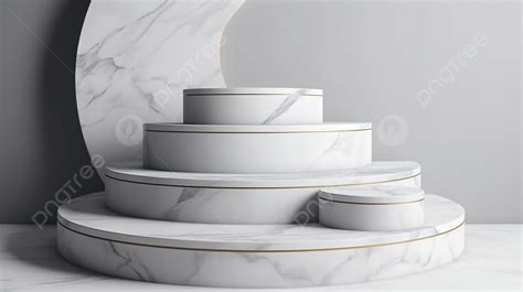충분한 복사 공간이 있는 제품 디스플레이를 위한 3d 모양을 갖춘 매끄러운 흰색 대리석 단상 3d 검은 연단 3d 연단 빈 연단 배경 일러스트 및 사진 무료 다운로드