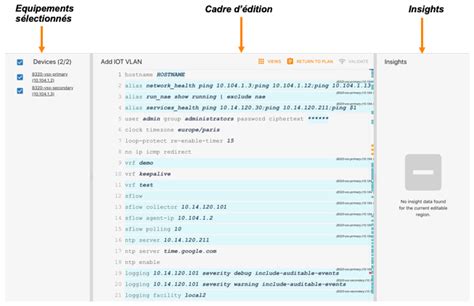 ArubaOS CX et NetEdit Part La gestion des configurations Forum Français