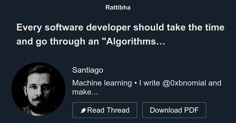 Every Software Developer Should Take The Time And Go Through An Algorithms Fundamentals Course