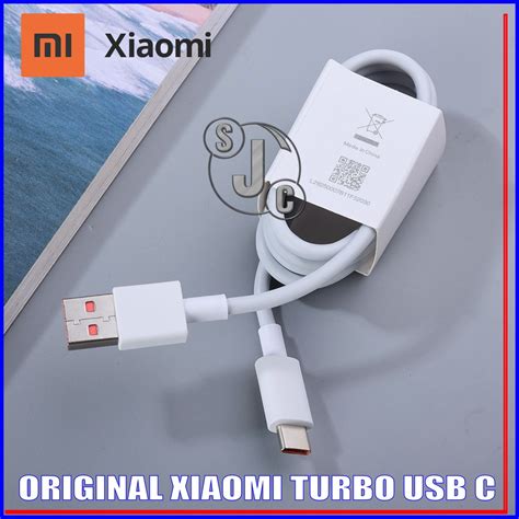 Jual Kabel Data Xiaomi T Lite G TURBO CHARGE ORIGINAL Type C Shopee Indonesia