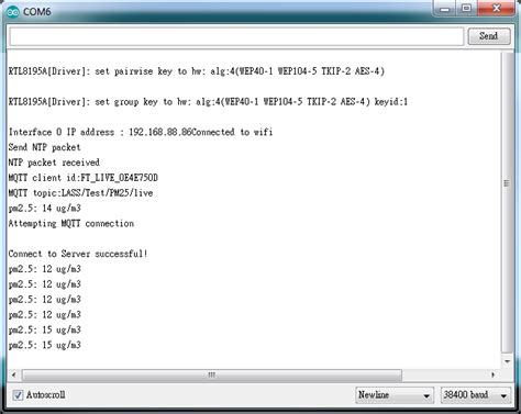 Upload Pm25 Data To Lass System Realtek Iotwi Fi Mcu Solutions