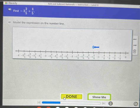 I Ready Add And Subtract Rationals — Instruction — Level G Find 2 25