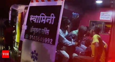 Two Students Die Several Injured After Bus Overturns In Maharashtras