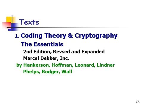 coding theory why encode data three reasons to