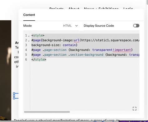 Background Image For Page Isnt Working With Header Code Injection