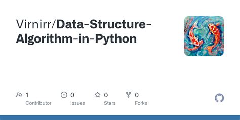 GitHub Virnirr Data Structure Algorithm In Python