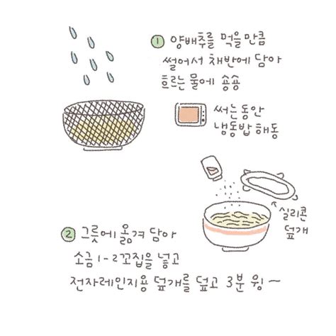 양배추 간장 계란 덮밥