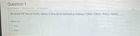 Solved Question 1not Yet Answeredpoints Out Of 3 00flag