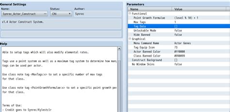 Rpg Maker Mvmz Actor Construct By Synrec