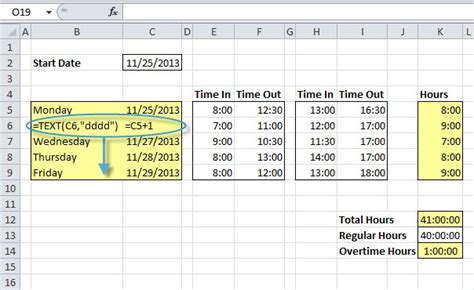Time Sheet In Excel Excel Tutorials Card Templates Free English Writing Skills