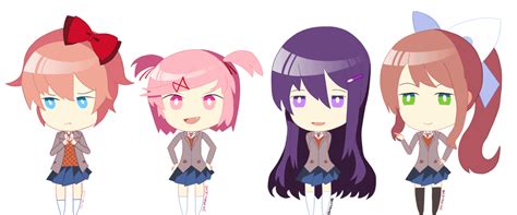 And Heres The Whole Club With A New Pose For Yuri Included Ddlc
