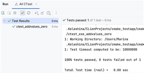 Quick CMake Tutorial CLion Documentation