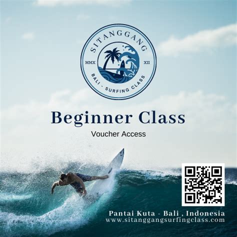 Beginner Class 1 Person Sitanggang Surfing Class