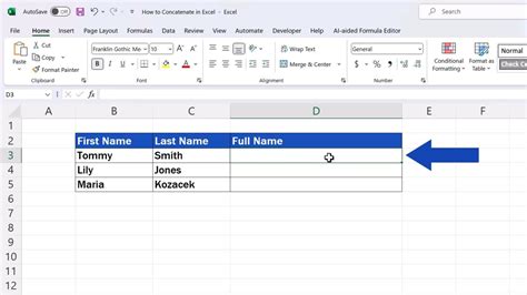 How To Concatenate In Excel