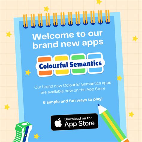 📢 New App Release Colourful Semantics Apps 📢 New App Release Colourful Semantics Apps