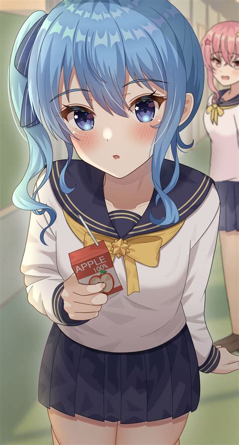 Hoshimachi Suisei And Anemachi Hololive Drawn By Hisui User Zvkr Danbooru