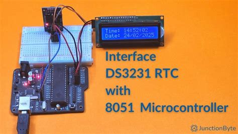 How To Interface Rtc With An 8051 Microcontroller 8051 Ds3231 Guide Junctionbyte