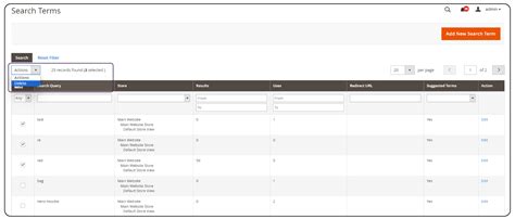 Steps To Add Edit And Delete Magento 2 Search Terms