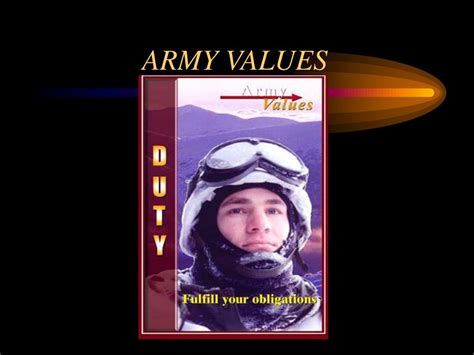 PPT ARMY VALUES PowerPoint Presentation Free Download ID 179009