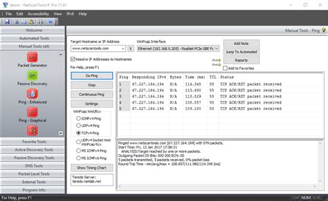 Enhanced Ping Tool