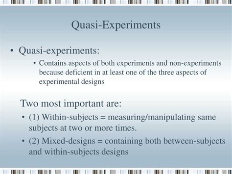 Ppt Experiments And Quasi Experiments Powerpoint Presentation Free