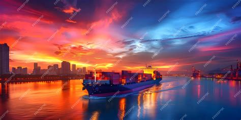 Premium Photo Capturing Carbon During Transport Reduces Emissions In Importexport Process