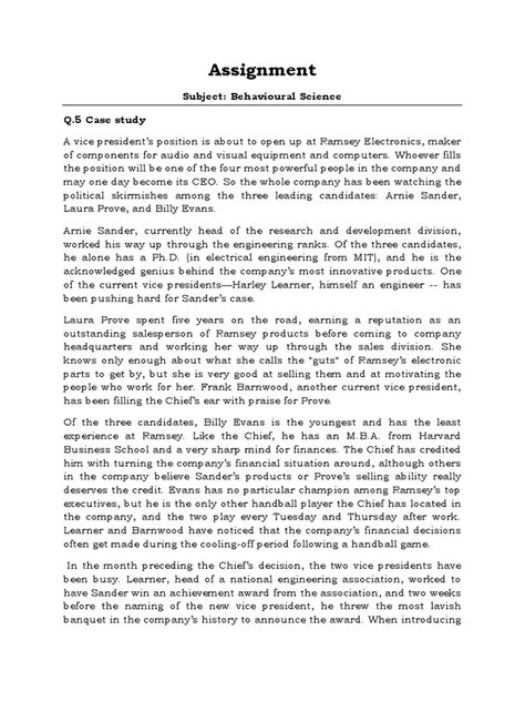 Behavioural Science 5 Pdf