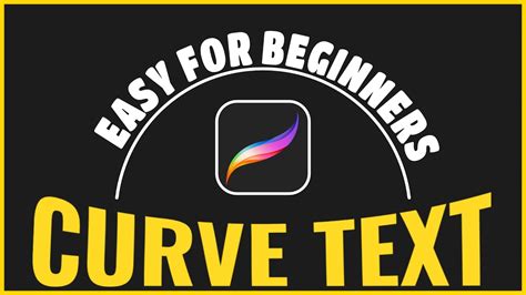 How To Curve Text In Procreate Procreate Tutorial For Beginners Youtube