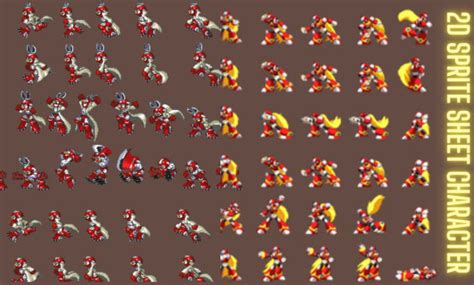 Create D Sprite Sheet Character Pixel Sprite Animation Art Rpg Fnf Sprite Asset By Brahimgold